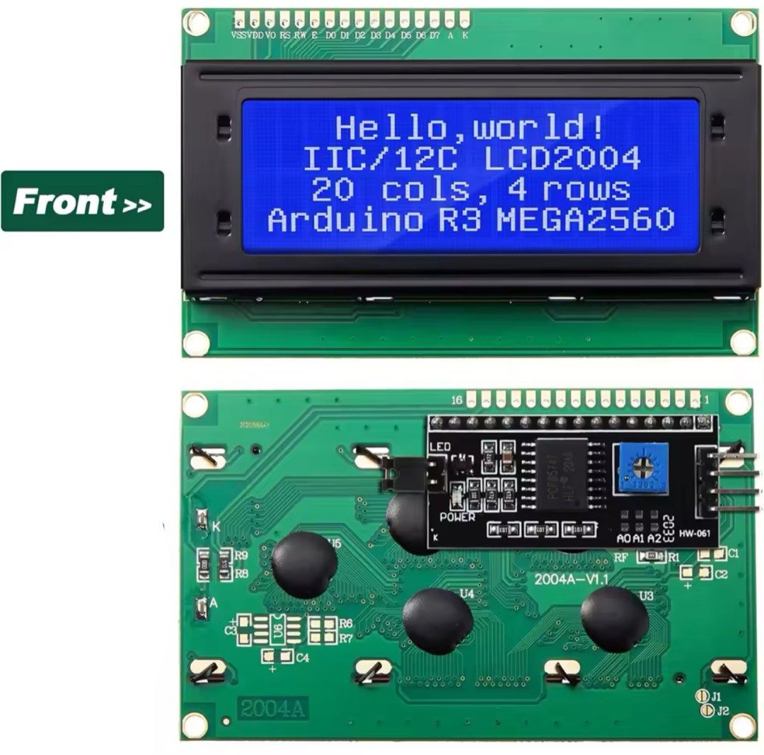 LCD 2004 Module 20X4 Character LCD Display IIC I2C Interface Adapter ...