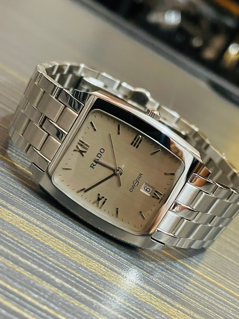 Like New: Rado Diastar Tank Ceramic Unisex, Luxury, Watches on Carousell