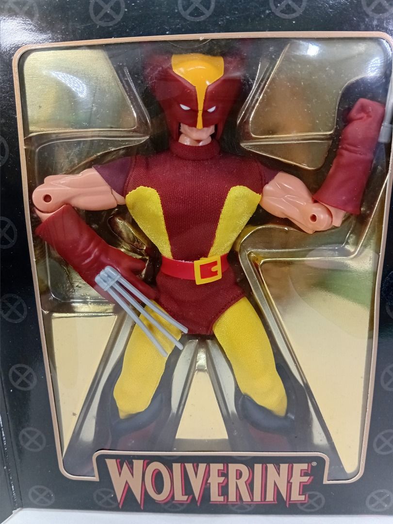 marvel 8" scale x-men wolverine and sabretooth doll toy biz figure set ...