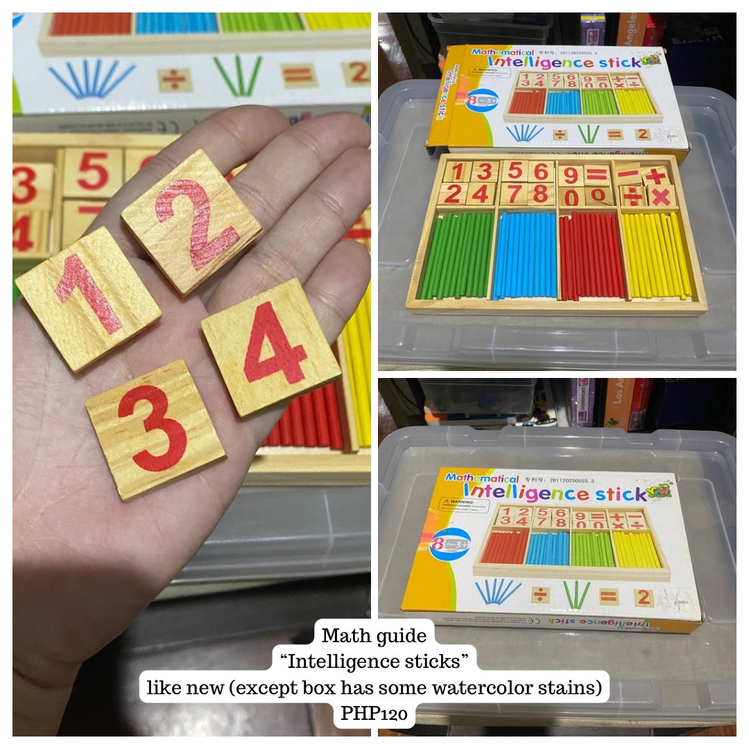 Math guide / Intelligence sticks / sticks for counting and arithmetic ...