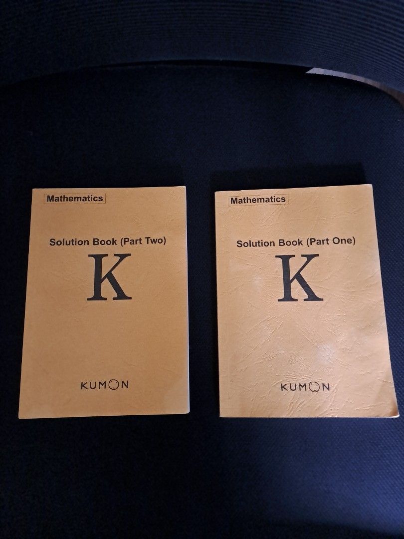 Mathematics K Solution book Kumon, Hobbies & Toys, Books & Magazines ...