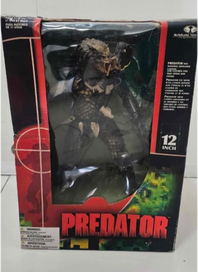 mcfarlane toys takara Predator 12 inch action figure rate item, Hobbies ...