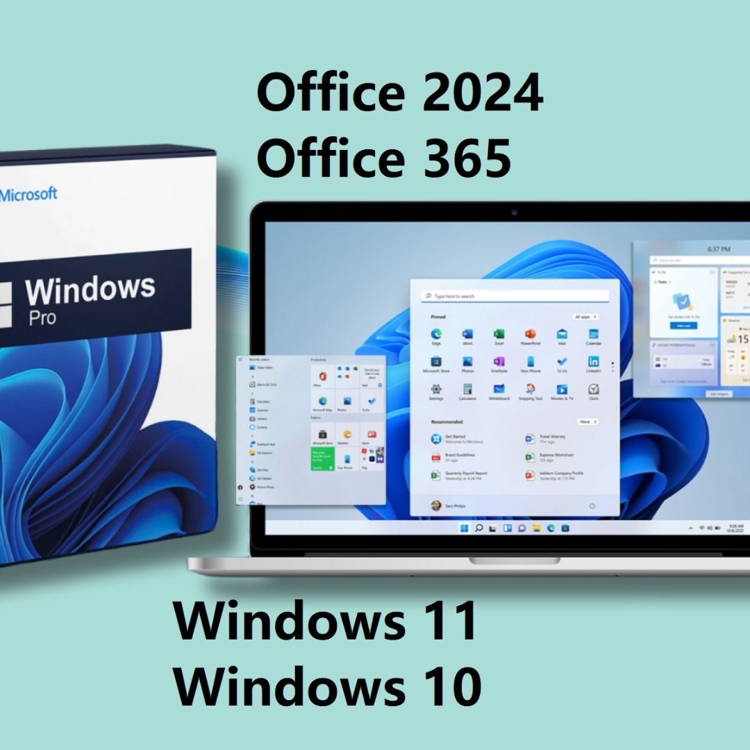 microsoft windows 11 pro home windows 10 pro home office 2024 latest ...