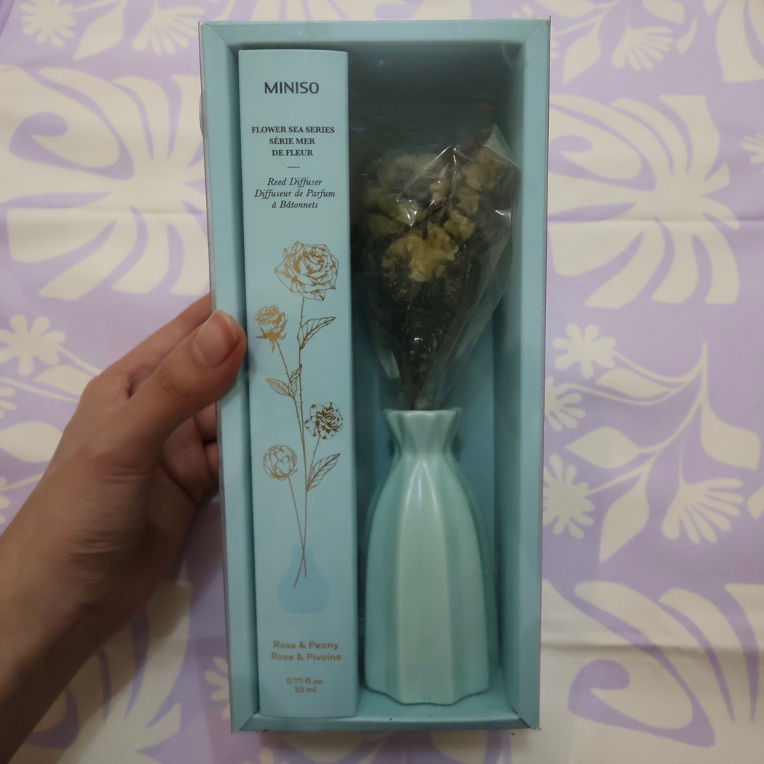 Miniso Flower Sea Series Reed Diffuser, TV & Home Appliances, Air ...