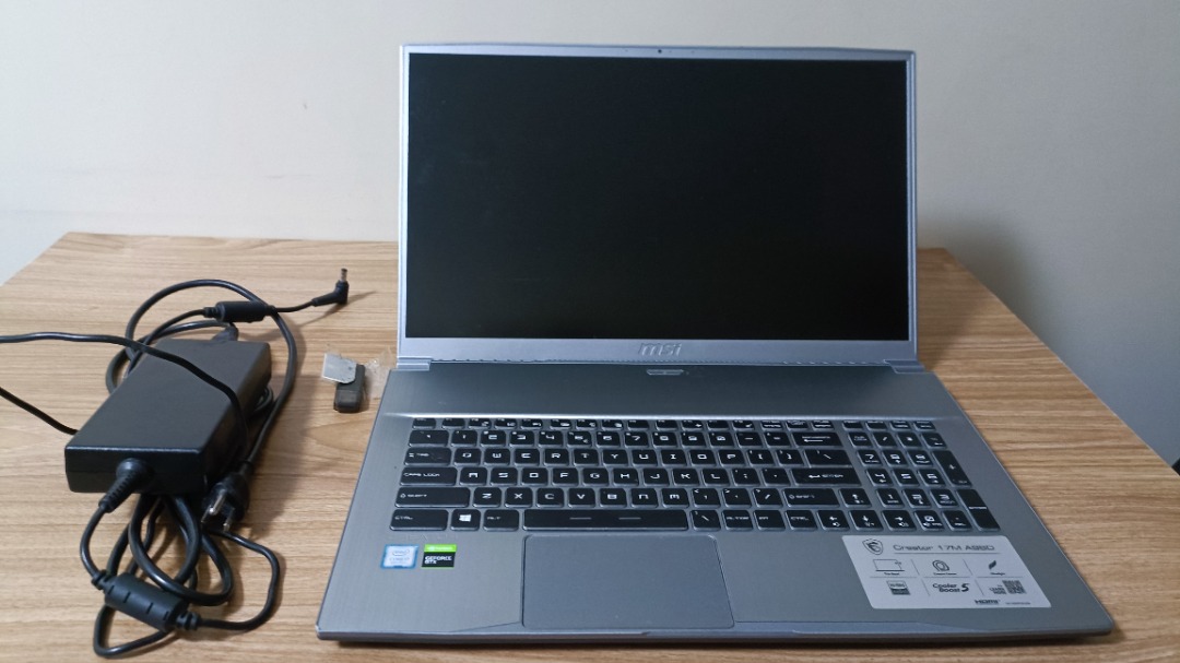 MSI Creator 17M 17" Laptop w/ Nvidia GPU NICE! (For work or gaming ...