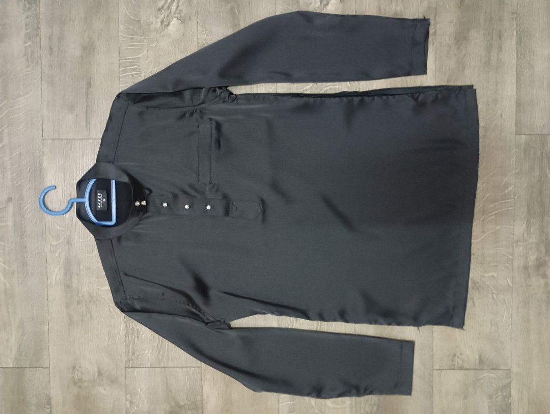 New set Baju Melayu& seluar Hitam Pazze Italian Paloma, Men's Fashion ...