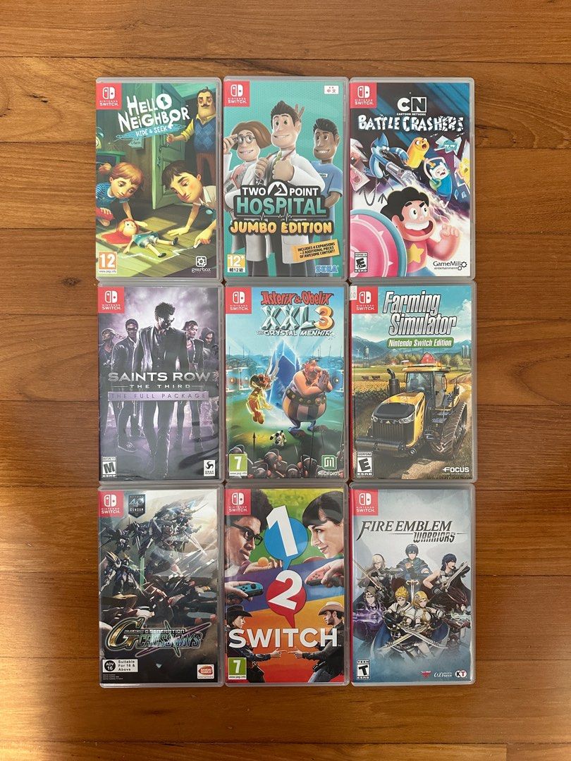 Nintendo Switch game Hello neighbor / Two point hospital jumbo ...