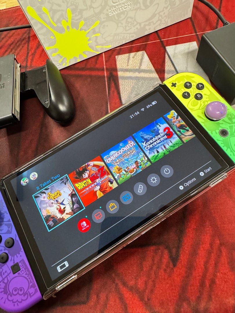 Nintendo Switch OLED Maxsoft set - Splatoon 3 Edition, Video Gaming, Video Games, Nintendo on ...