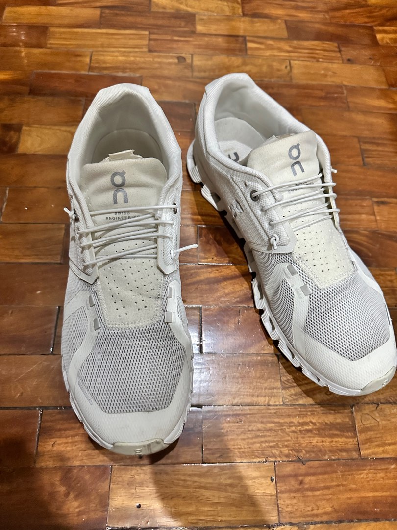 On Cloud 5 All White, Men's Fashion, Footwear, Sneakers on Carousell