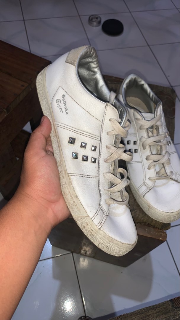 Onitsuka Tiger Punk, Fesyen Pria, Sepatu , Sneakers di Carousell