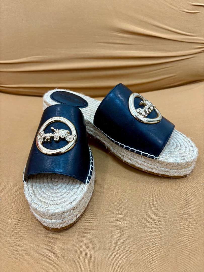 Original coach corey espadrille size 6, Women's Fashion, Footwear ...