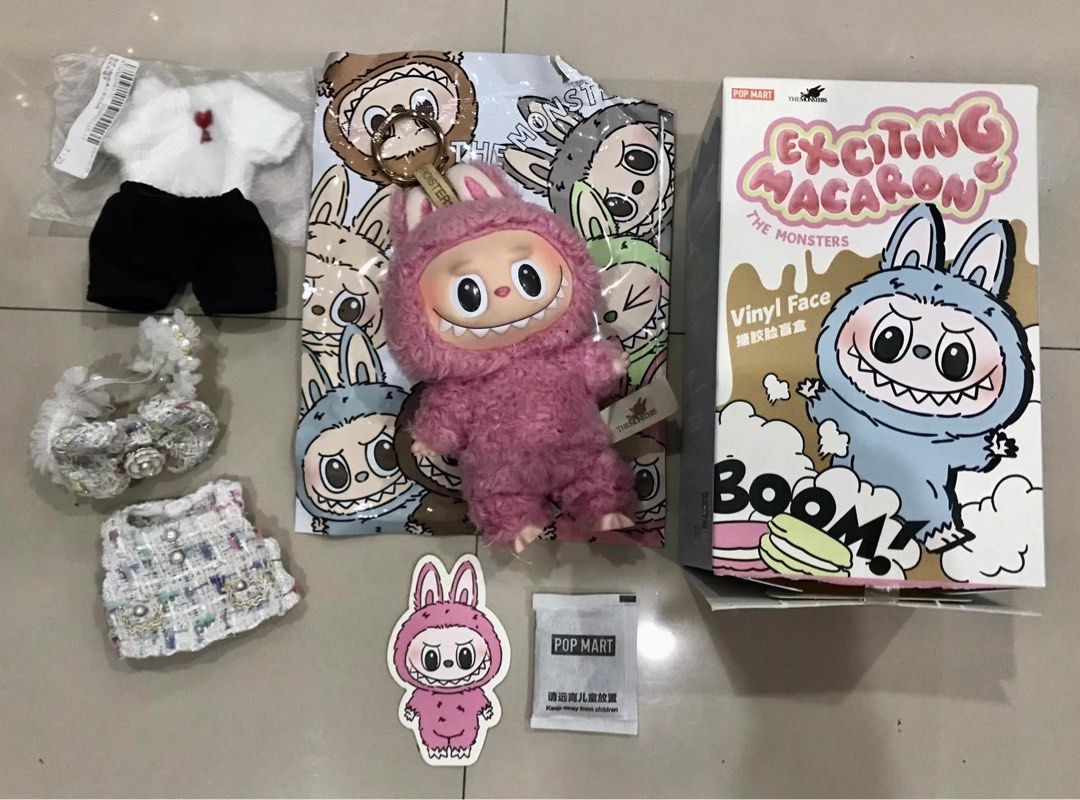 Original POP MART Labubu Berry plus clothes, Hobbies & Toys, Toys & Games on Carousell