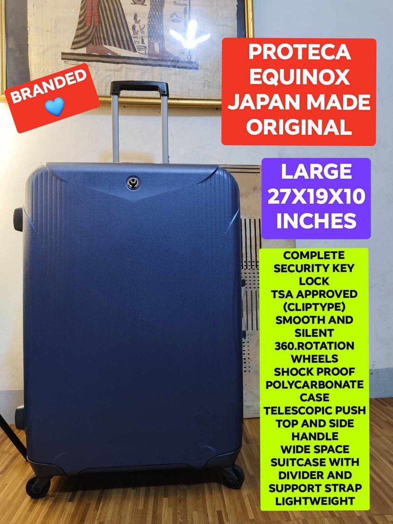 ORIGINAL PROTECA EQUINOX BY ACE. JAPAN MADE LUGGAGE LARGE SIZE, Hobbies & Toys, Travel, Luggage ...
