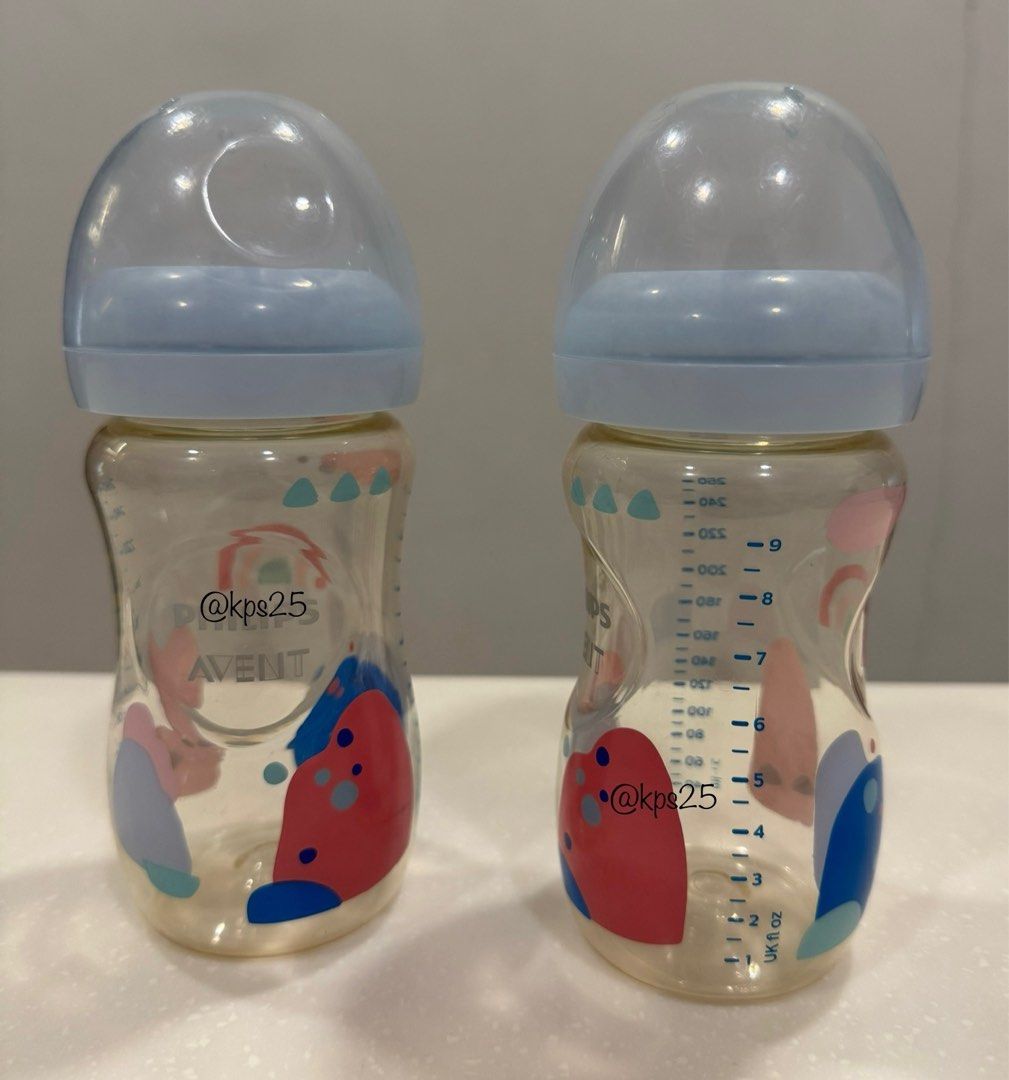 Philips Avent PPSU Bottle 260ml x 2, Babies & Kids, Nursing & Feeding ...