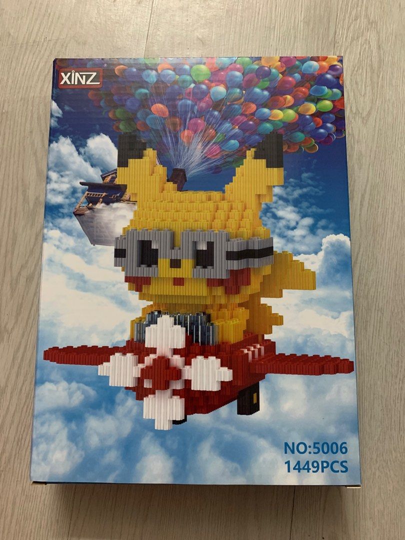 Pikachu Bricks Block, Hobbies & Toys, Toys & Games on Carousell