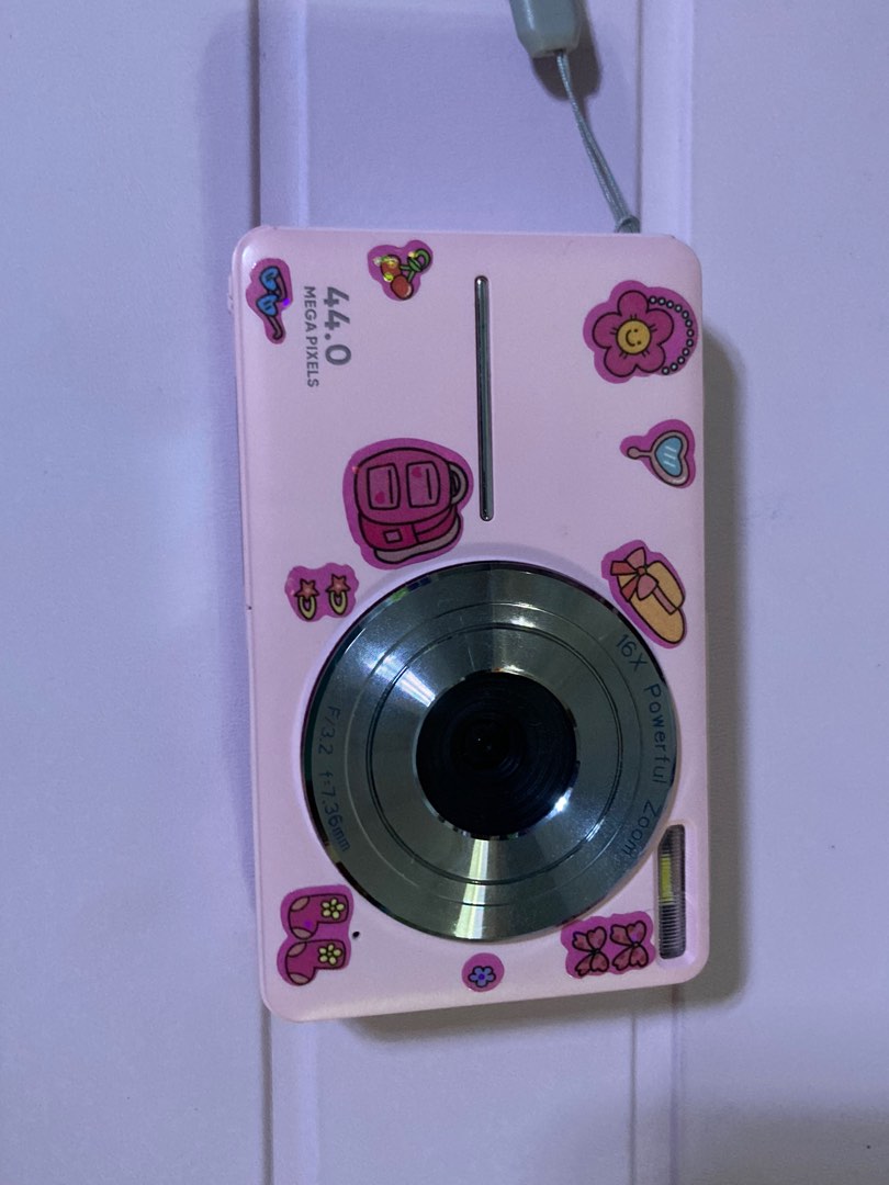 Pink digicam, Photography, Cameras on Carousell