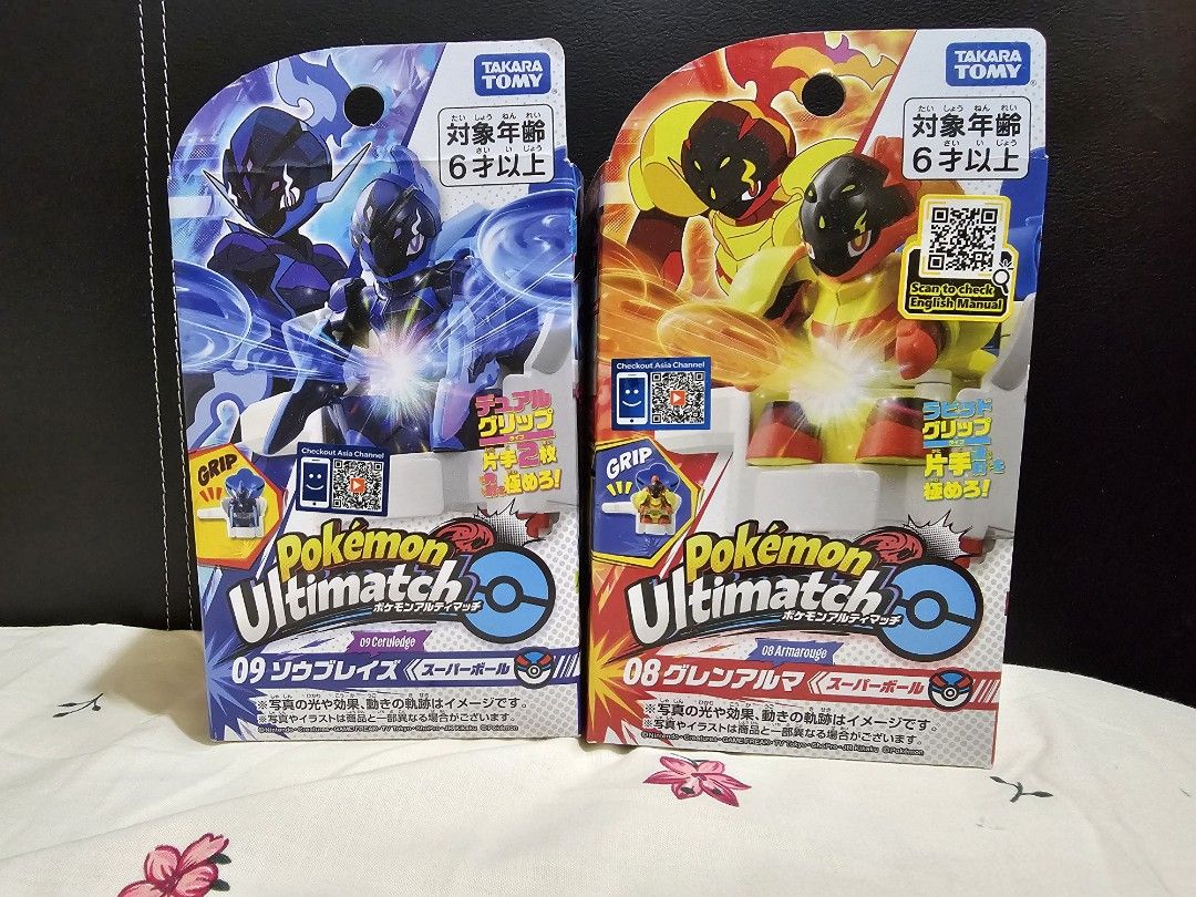 Pokemon Ultimatch Ceruledge & Armarouge TAKARA TOMY, Hobbies & Toys ...