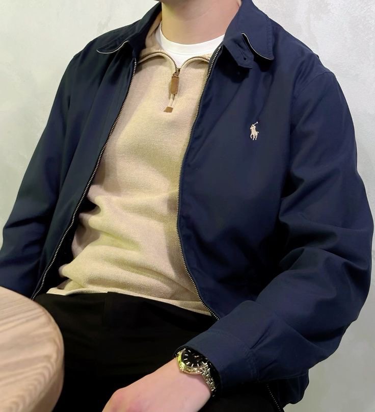 polo ralp lauren harrington jacket, Fesyen Pria, Pakaian , Baju Luaran ...