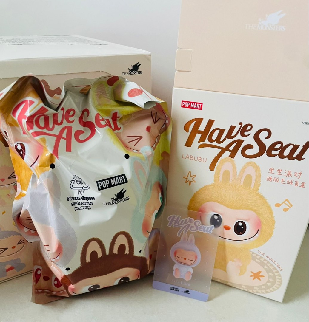 POP MART ORI The Monster Labubu Have a Seat — Zizi, Toys & Collectibles ...