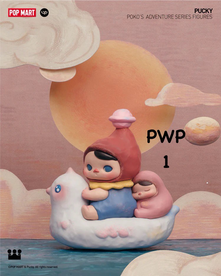 POP MART PUCKY Poko’s Adventure Series Figures A New Journey (PWP 1 ...