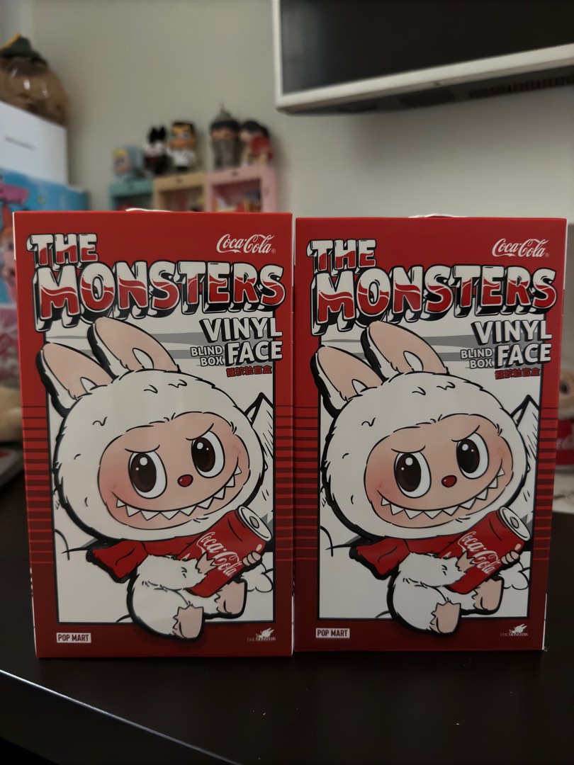 Popmart Coca Cola the Monsters (Labubu) Vinyl Blind Box, Hobbies & Toys ...