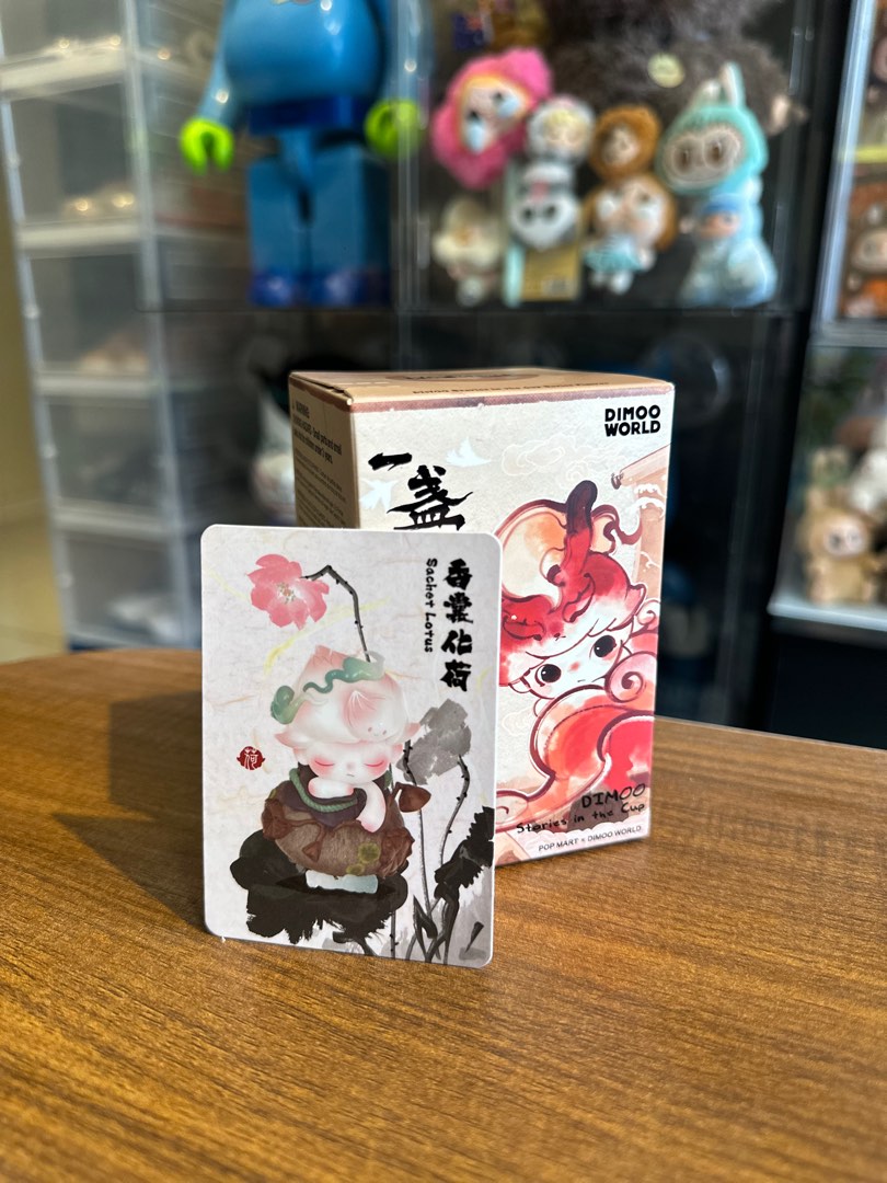 POPMART DIMOO STORIES IN THE CUP - SACHET LOTUS, Hobbies & Toys ...