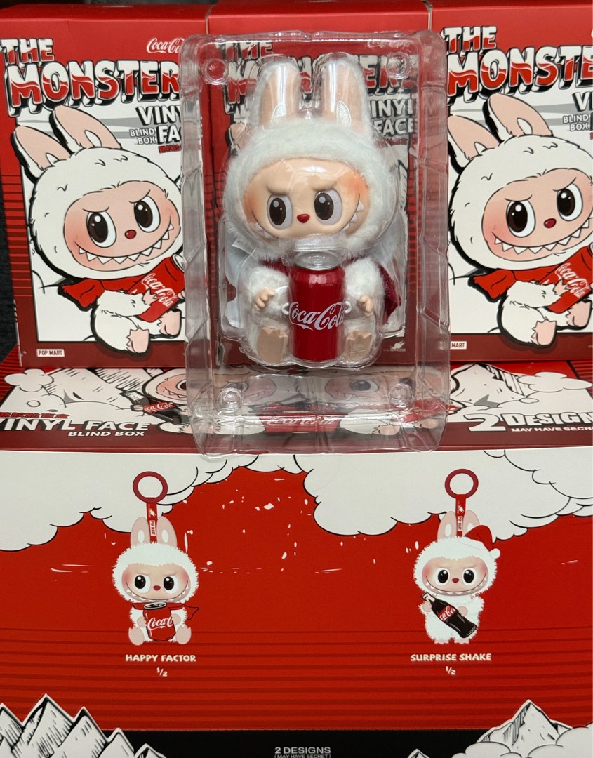 POPMART Limited Edition Labubu Coca Cola Series Happy Factor, Hobbies ...