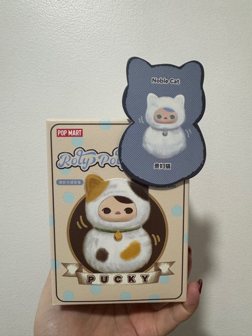 Popmart Roly, Poly, Kitty (Noble Cat), Hobbies & Toys, Toys & Games on ...