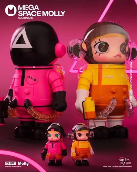 Popmart Squid Game Molly 400% (Sealed), Hobbies & Toys, Toys & Games on ...