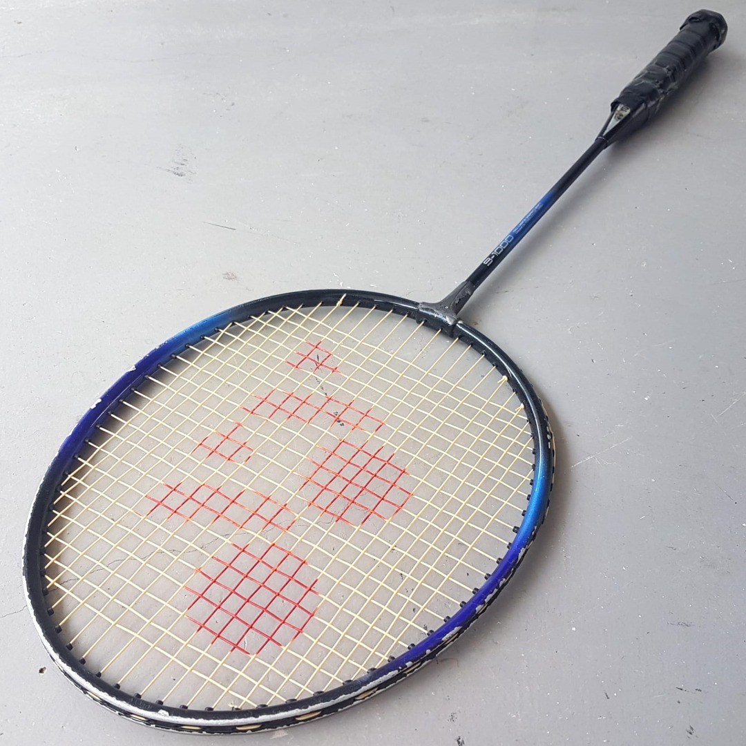 Premium YONEX B-1000 Badminton Racket, Full Carbon Graphite Shaft ...
