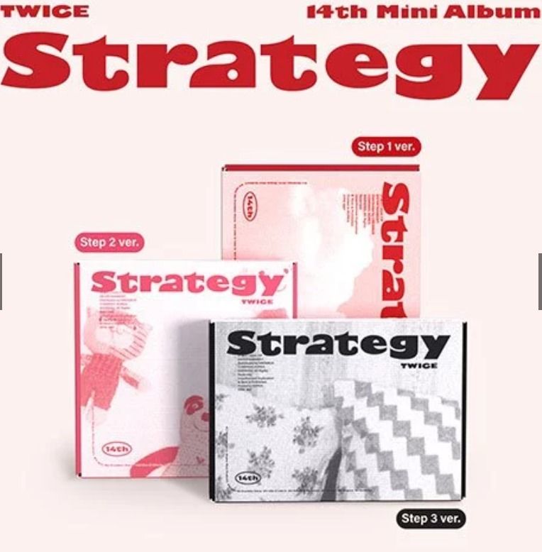 [ON HAND, SEALED] TWICE Strategy albums (Step 1, Step 2, Step 3 ...