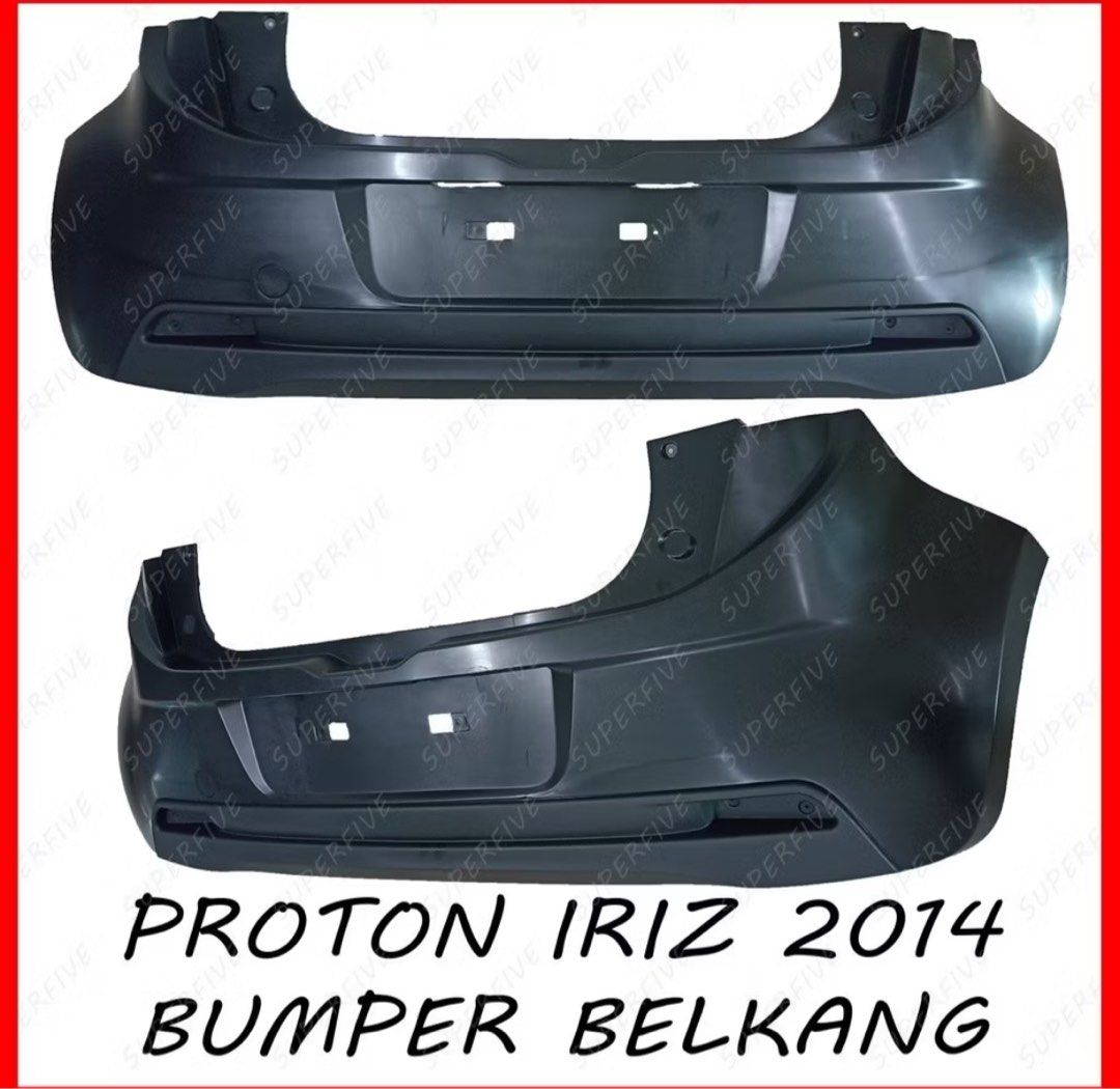 PROTON IRIZ 2014 rear bumper, Auto Accessories on Carousell