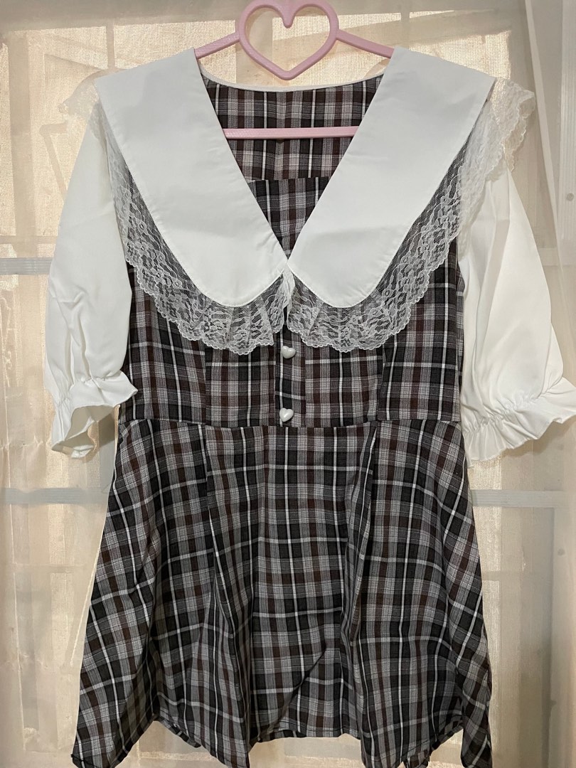 romwe jirai kei setup, Women's Fashion, Tops, Blouses on Carousell