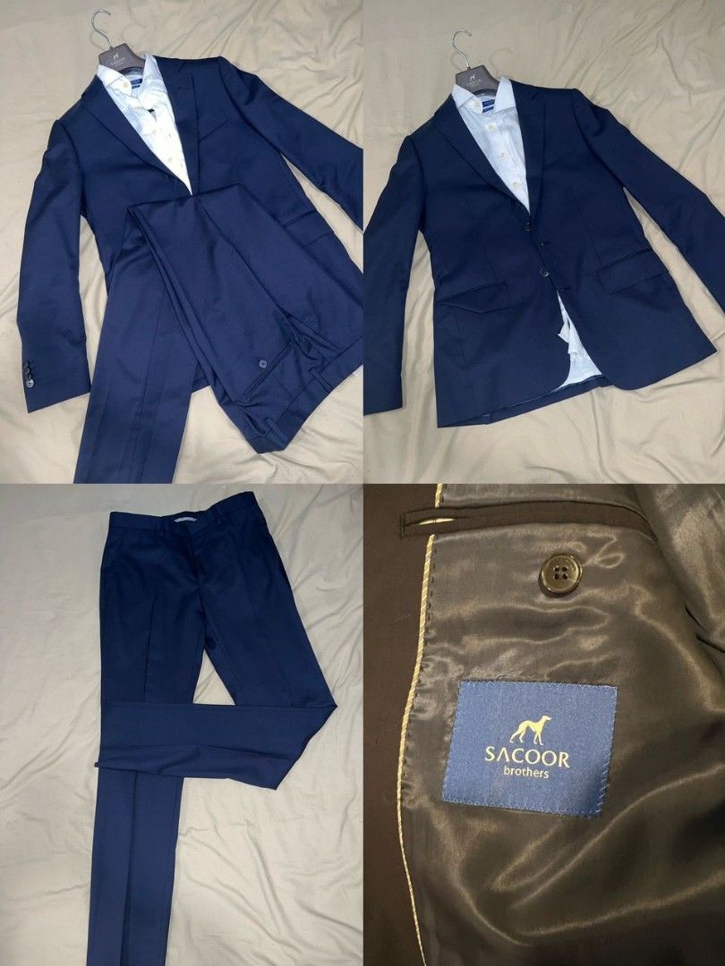 Sacoor full set suit, Men's Fashion, Coats, Jackets and Outerwear on ...