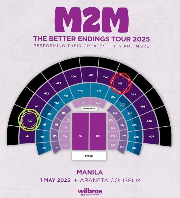 Sale M2M The Better Ending Tour Manila 2025 Ticket, Tickets & Vouchers ...