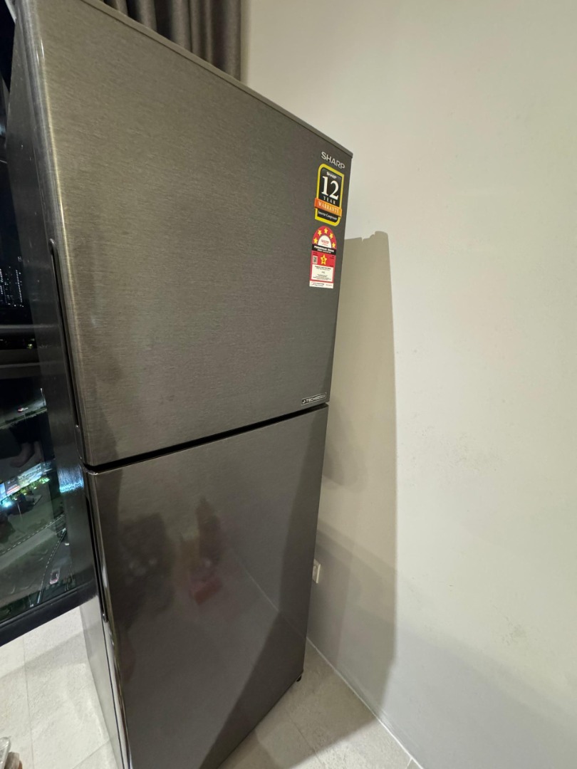 Sharp 280L J-Tech Inverter 2-Door Fridge, TV & Home Appliances, Kitchen ...