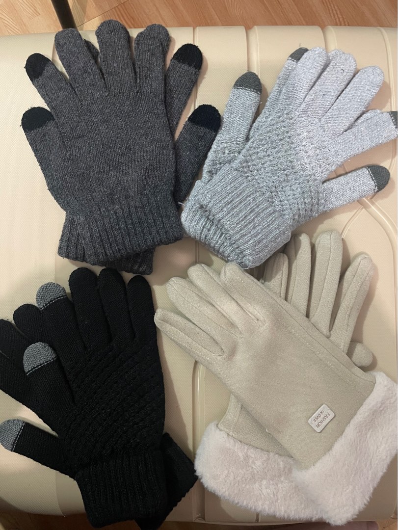 RESERVED Shein/Temu Gloves touchscreen for winter, Women's Fashion ...