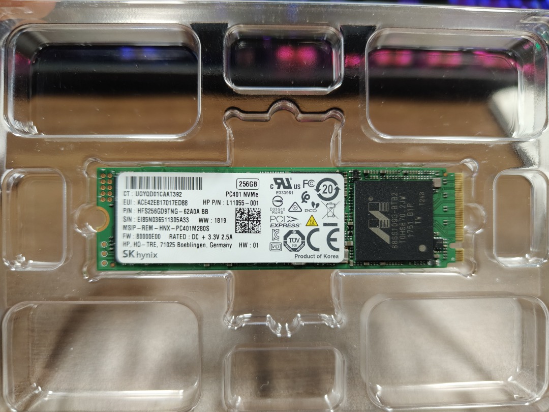 SK hynix PC401 SSD 256G NVME, 電腦＆科技, 電腦周邊及配件, 電腦周邊產品 - Carousell