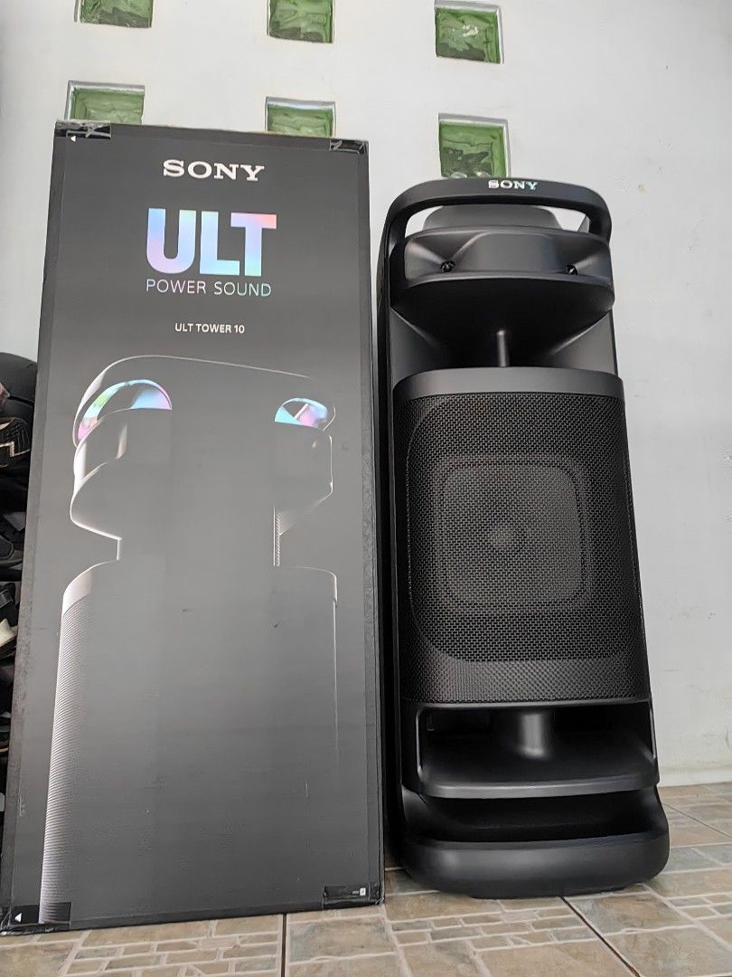Sony Ultimater Tower 10 Portable Speaker not bose jbl onkyo crown ...