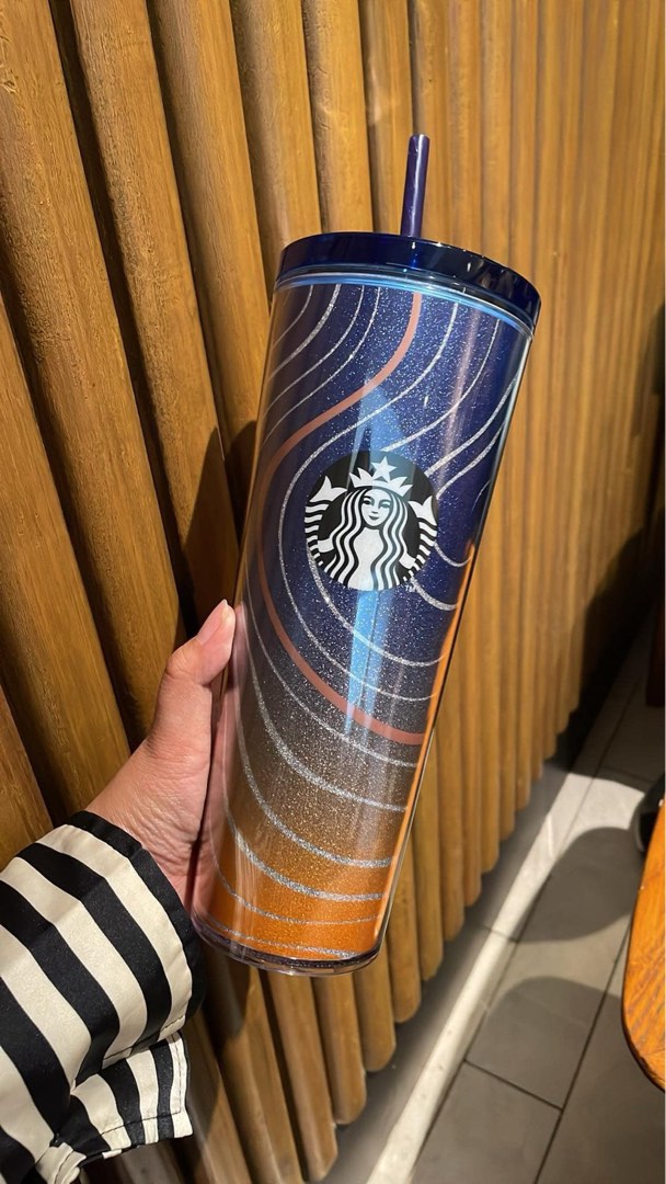 Starbucks 2024 Indigo Cold Cup, Furniture & Home Living, Kitchenware ...