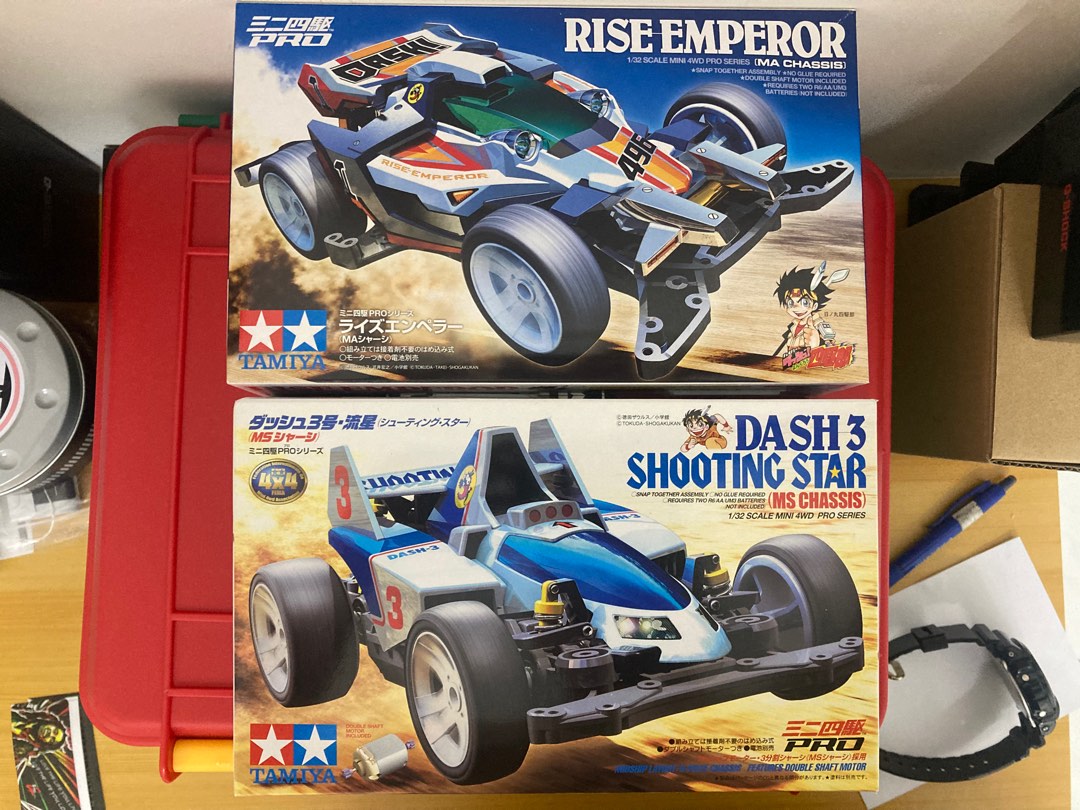 Tamiya Dash 3 Shooting Star And Rise Emperor, Hobbies & Toys, Toys ...