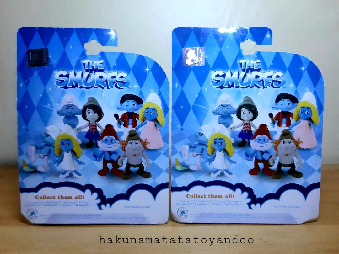 The Smurfs Figure 2-Pack Official Movie Merchandise by Jakks Pacific ...