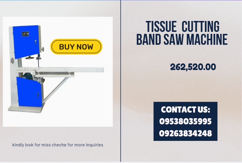 Tissue Cutting Band Saw Machine, Everything Else, Others on Carousell