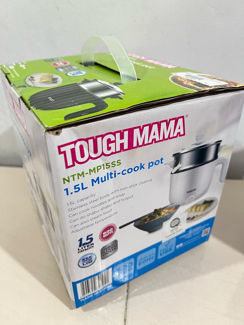 Tough Mama 1.5L Multi-cooking Pot, Furniture & Home Living, Kitchenware ...