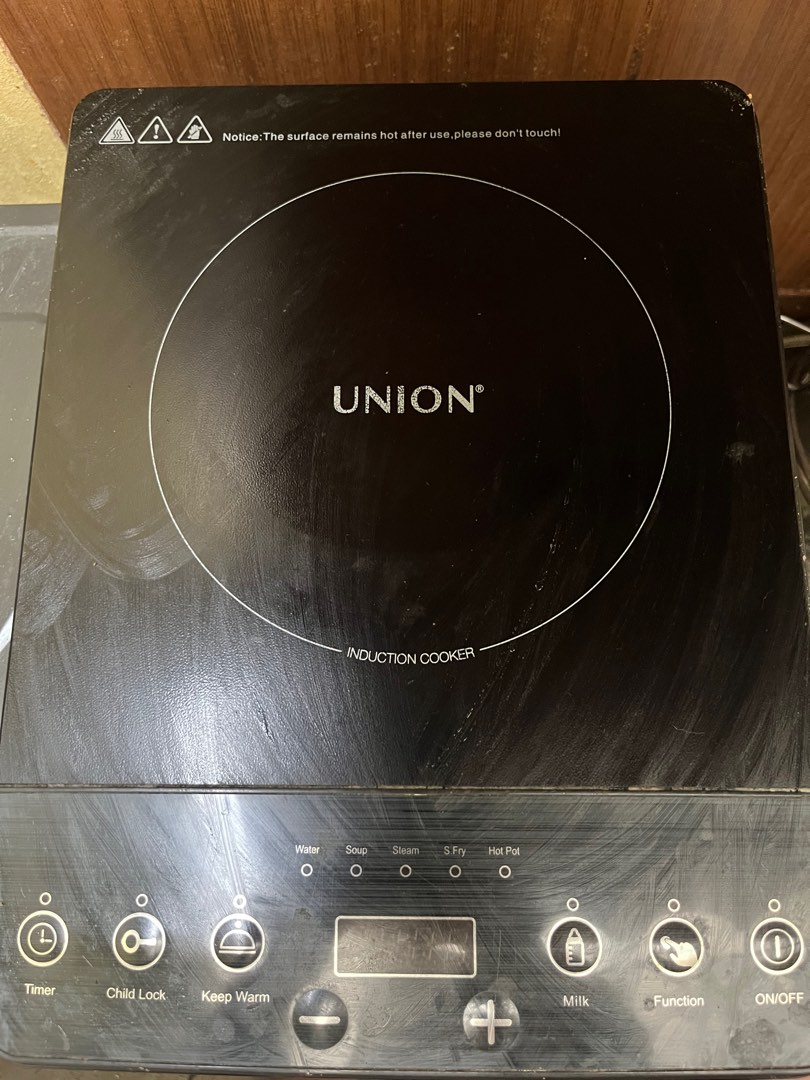 UNION INDUCTION COOKER, TV & Home Appliances, Kitchen Appliances ...