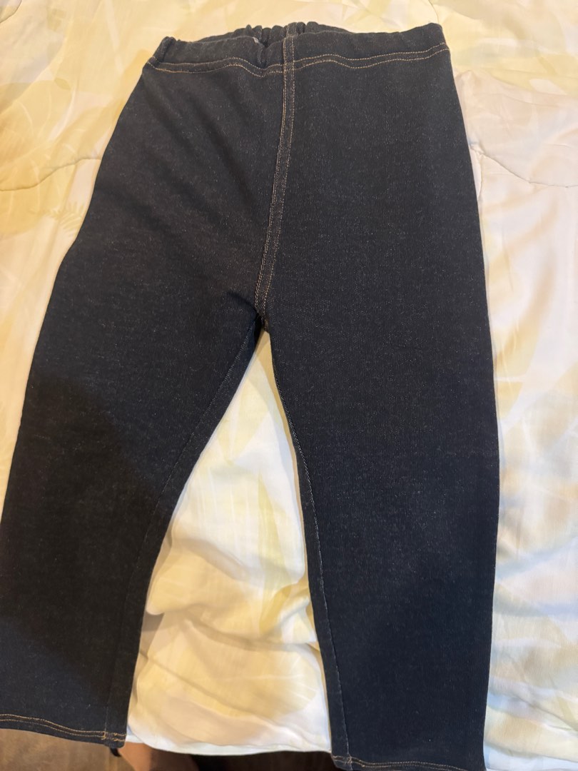 Uniqlo fake denim thigh, Babies & Kids, Babies & Kids Fashion on Carousell