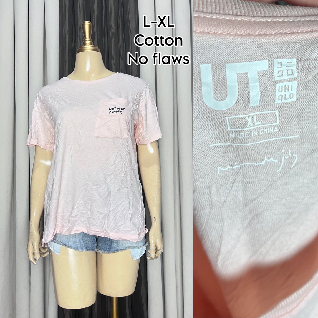 Uniqlo pocket statement tee, Women's Fashion, Tops, Shirts on Carousell