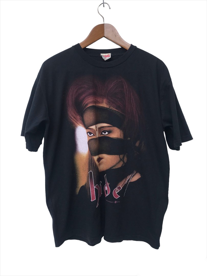 Vintage Hide X Band Japan Shirt, Men's Fashion, Tops & Sets, Tshirts ...