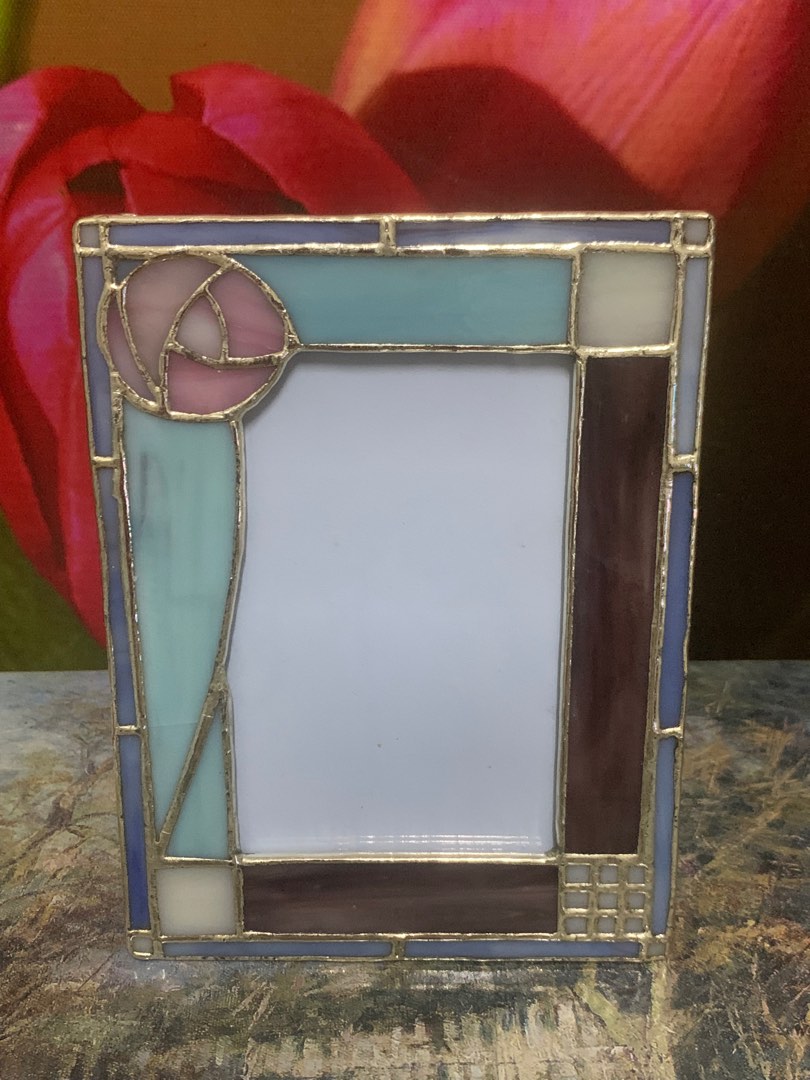 Vintage Stained Glass Photo Frames, Rennie Mackintosh, Art Nouveau ...