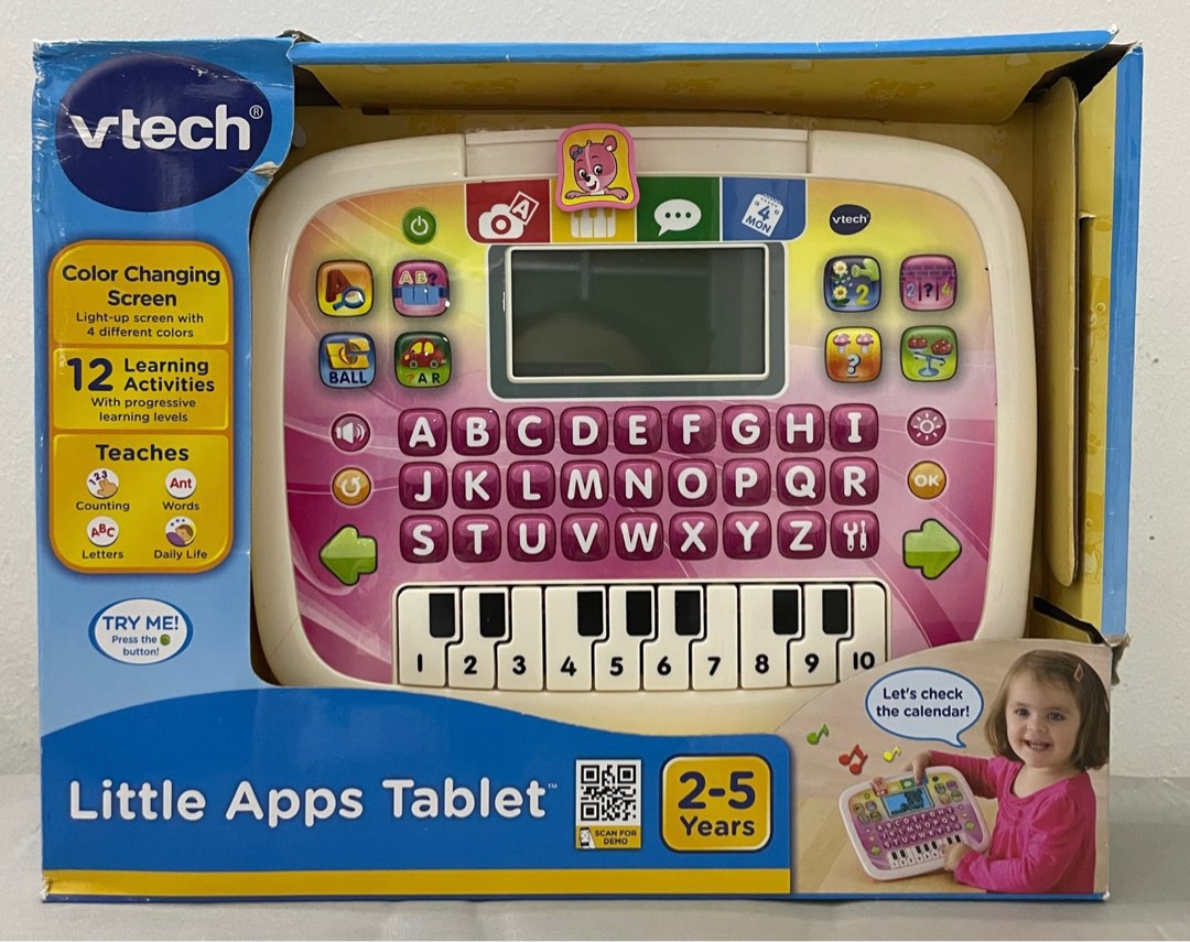 Vtech little Apps Tablet, Babies & Kids, Infant Playtime on Carousell